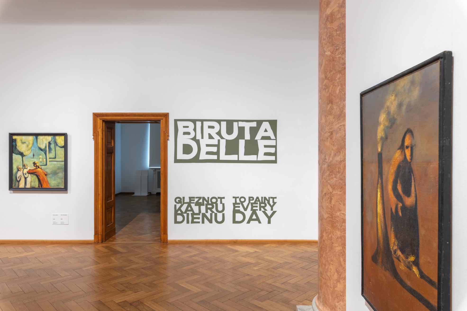 Biruta Delle. Gleznot katru dienu - Mākslas muzeji