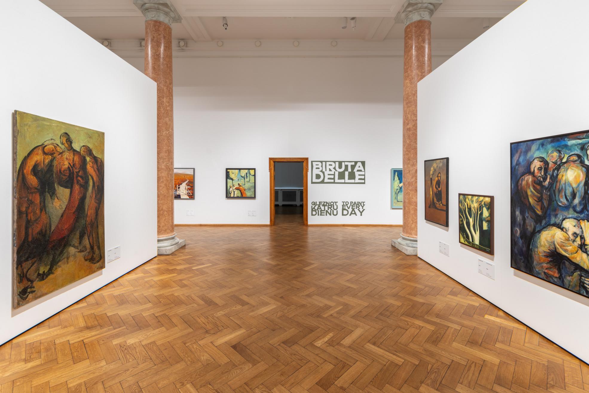 Biruta Delle. Gleznot katru dienu - Mākslas muzeji